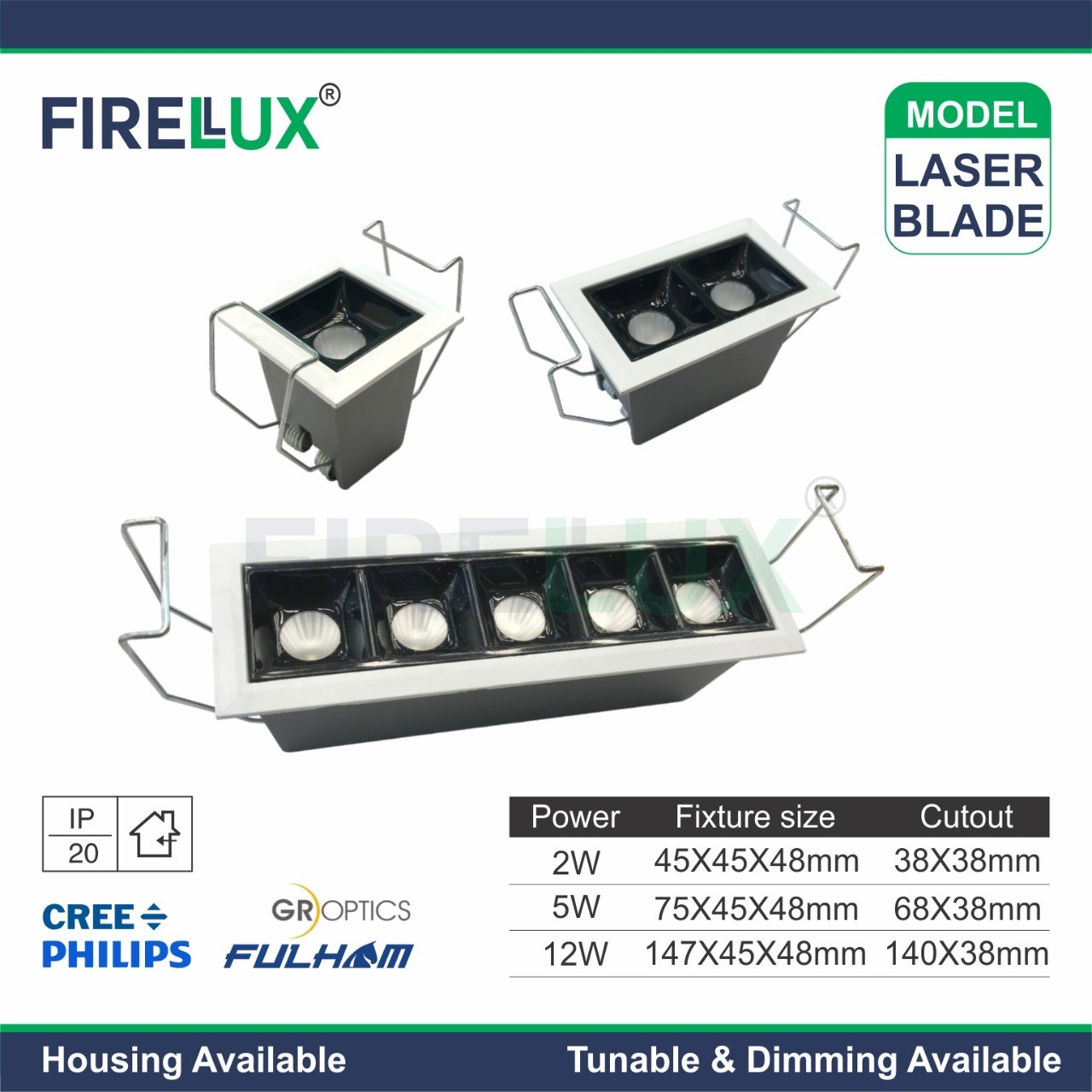 LASER BLADE SPOT FIRELLUX